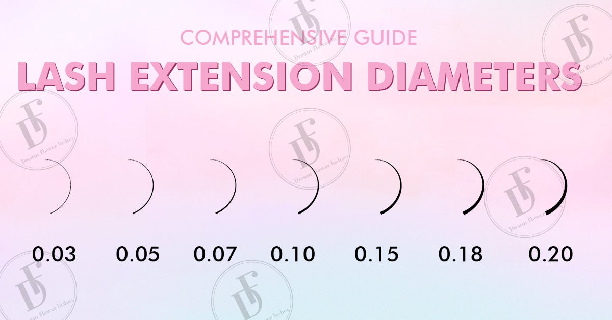 A Comprehensive Guide to Lash Extension Diameters – DreamFlowerLashes®