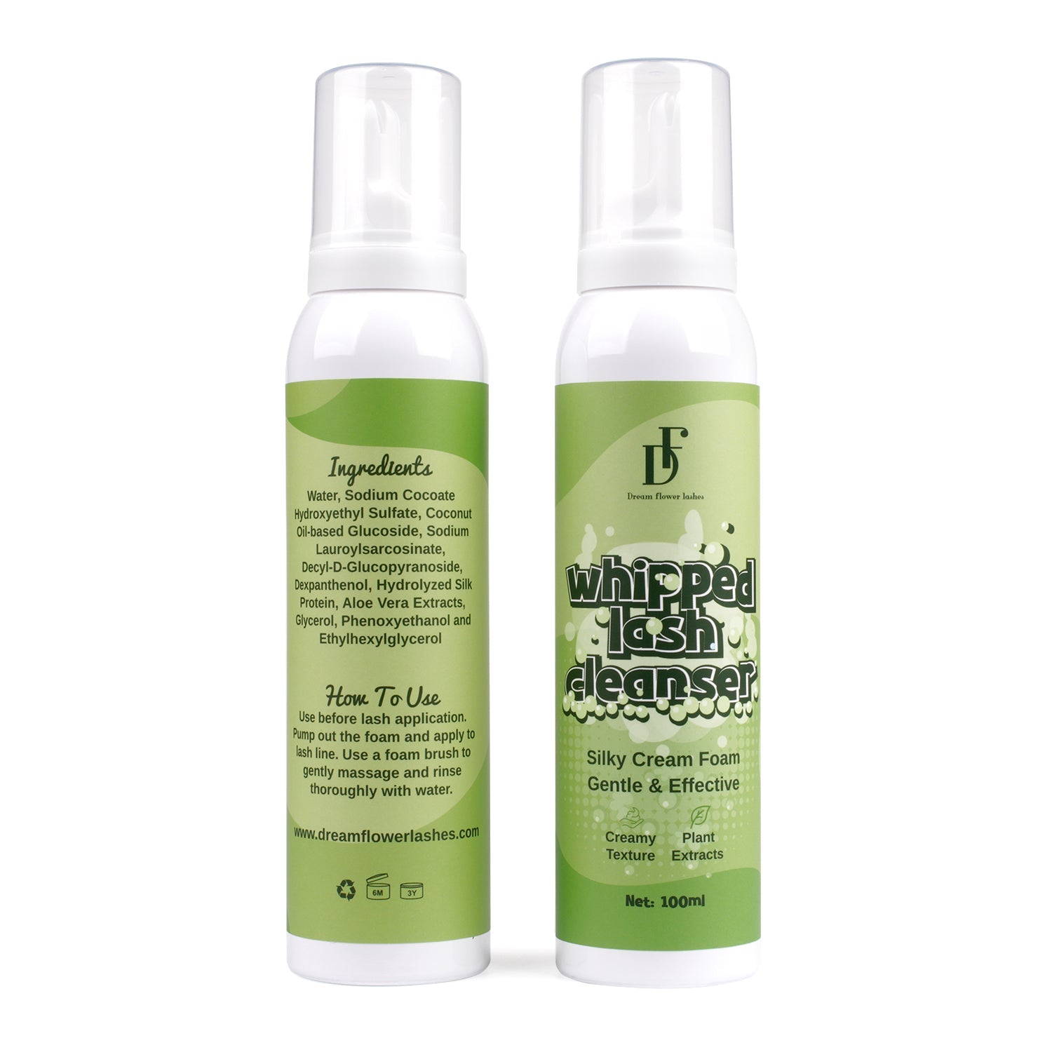 Whipped Lash Shampoo for Lash Extensions | Dream Flower Lashes ...